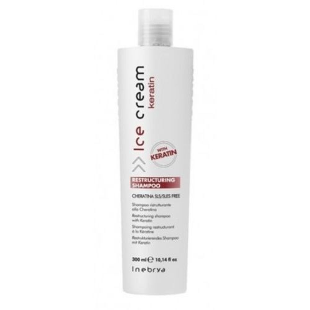 INEBRYA ICE CREAM SHAMPOO RISTRUTTURANTE CHERATINA 300ML - JaDy Hair ...