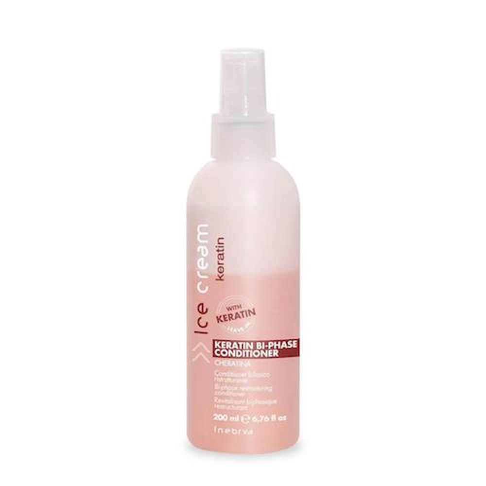 INEBRYA ICE CREAM CONDITIONER BIFASICO RISTRUTTURANTE CHERATINA 200ML ...